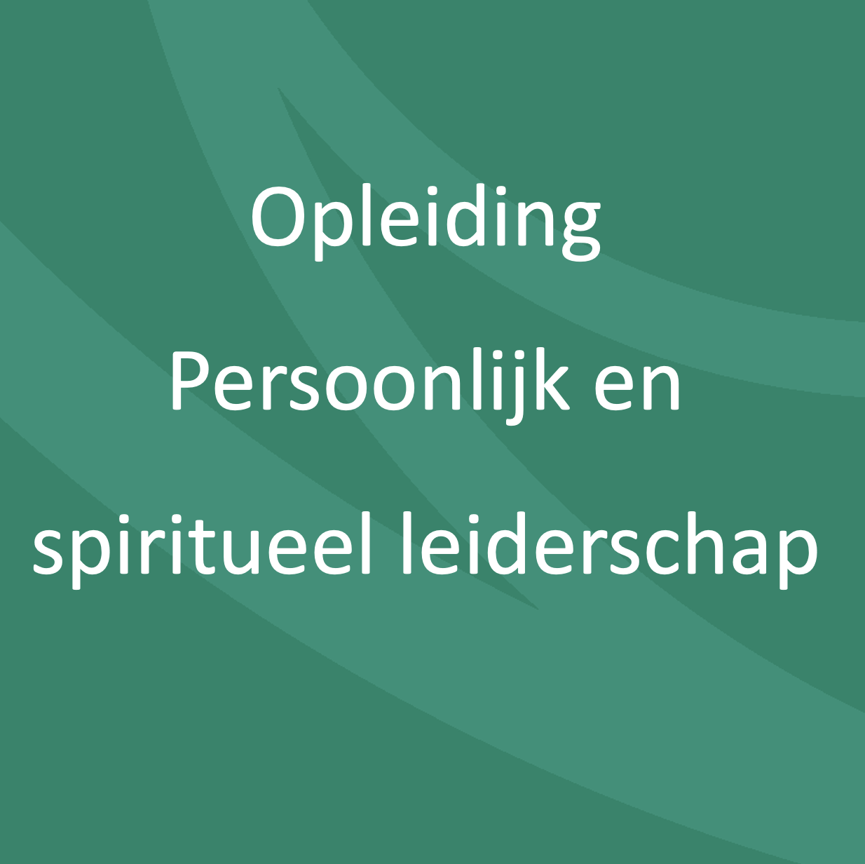 Opleiding Persoonlijk en spiritueel leiderschap | Lead a normal life