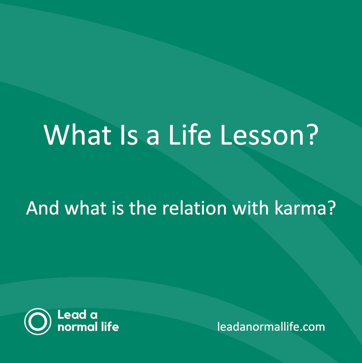 What Is a Life Lesson?